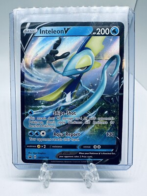 Inteleon V SWSH016 Black Star Promo Holo Pokemon TCG | eBay