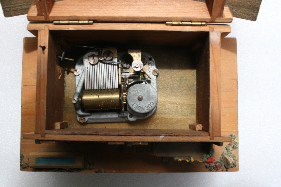 Vintage Music Box. Cottage, Cabin. Cuendet Swiss Musical Movement | eBay