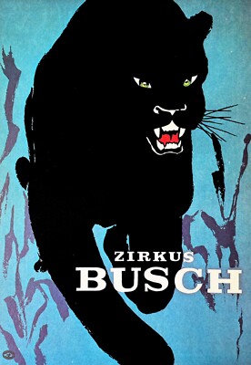 10367.Decor Poster.Room wall art interior design.Circus Zirkus black ...