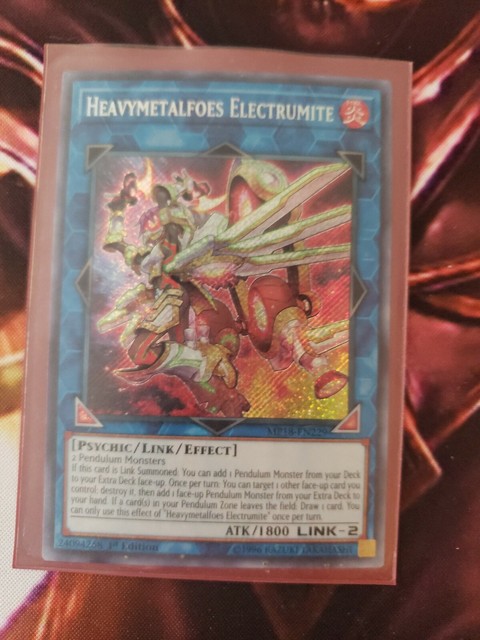 Yu-Gi-Oh! TCG Heavymetalfoes Electrumite 2018 Mega-Tin Mega Pack MP18 ...