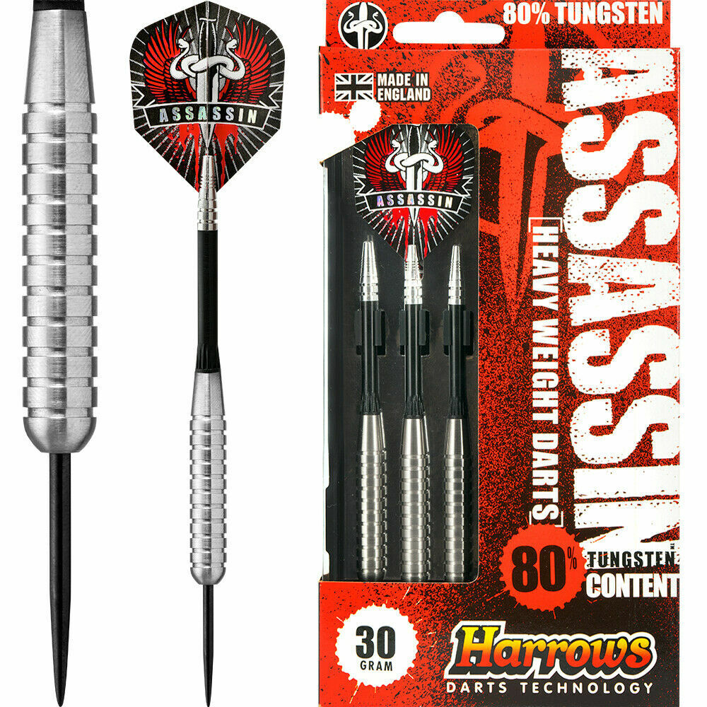 Harrows Assassin Steel Tip Darts Set 18g–40g – Multiple Weights | eBay UK