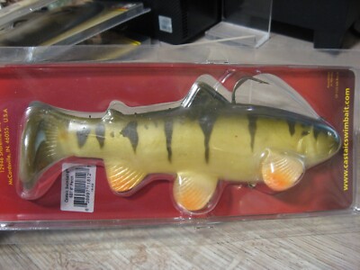 Castaic 8" SBT Boot Tail Soft Swimbait Fishing Lure Perch Color | eBay