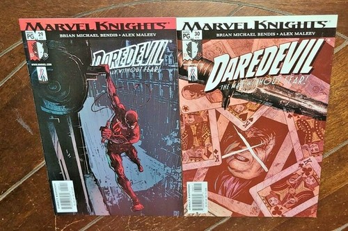 Daredevil #29 & #30 by Brian Michael Bendis/Alex Maleev, (2002, Marvel Knights) | eBay