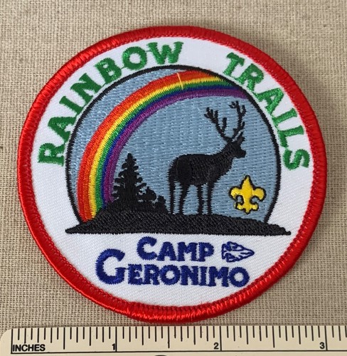 CAMP GERONIMO Rainbow Trails Boy Scouts of America PATCH BSA Scouting Badge | eBay