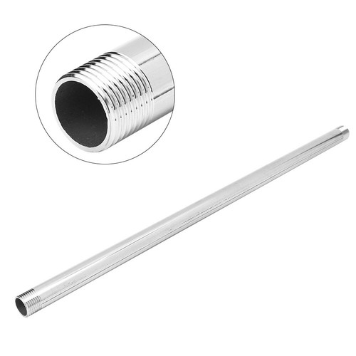 (G1/2 Male Thread Extension Rod 50cm)Stainless Steel Male Thread Pipe ...