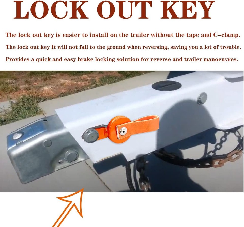 Surge Brake Lock out Key For UFP Surge Brake Boat Trailer A-60 A-75 A ...