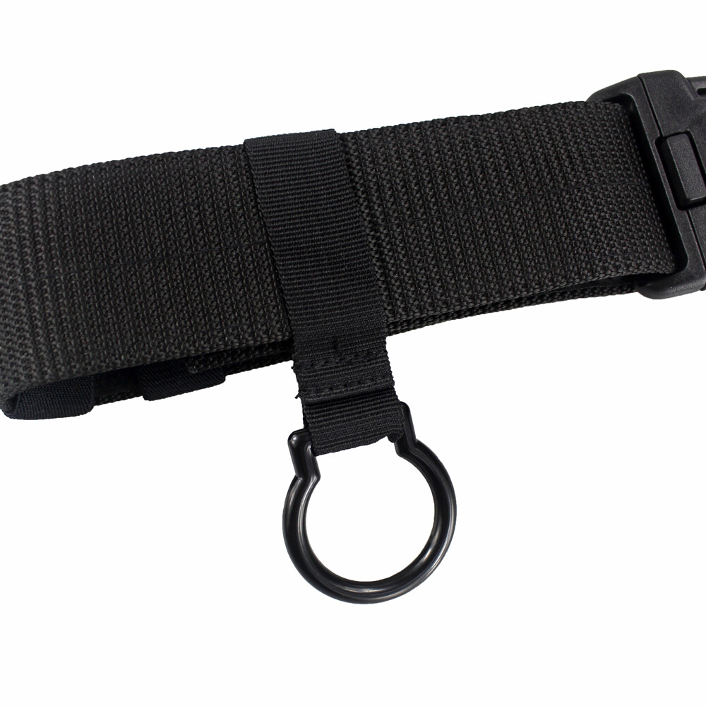 Tactical Nylon Duty Belt Flashlight Ring Holder f/ Maglite C Cell Web ...