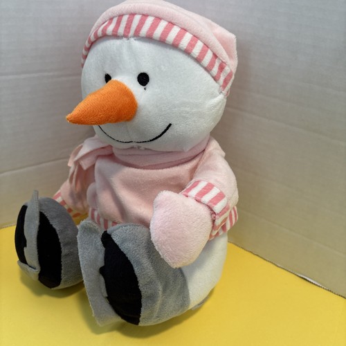Beverly Hills Teddy Bear Company Plush Snowman Ice Skater 9 Inches ...