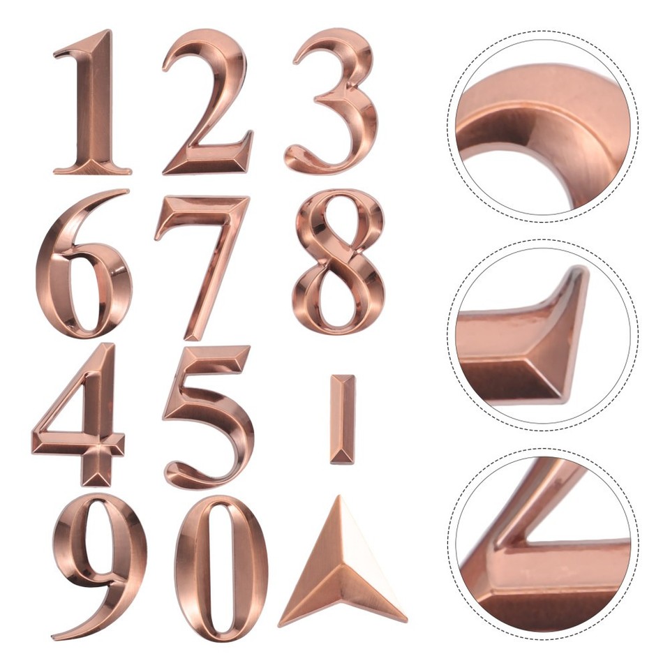 1 Set Door Number Signs Symbols Signs Wall Door Signs Door Address ...