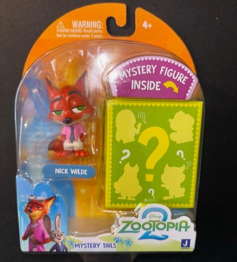 Disney Zootopia 2 Mystery Tails Chief Bogo Gary De'Snake Nick Wilde ...