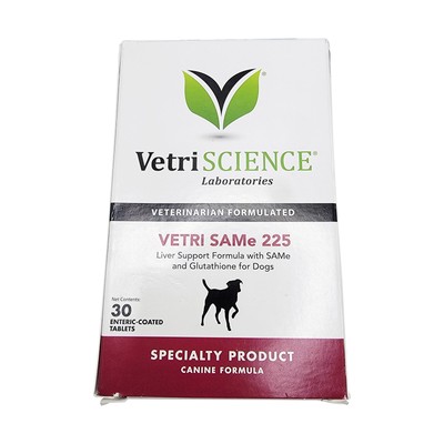 VetriScience VETRI SAMe 225 Liver support formula 30 Tablet for Dogs ...