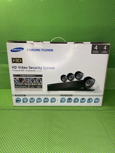 SAMSUNG TECHWIN HD Vídeo Security System SDH-B3040 4 Camera Kit 4 ...