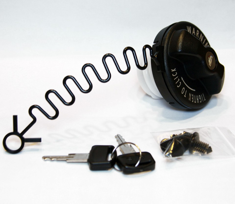 LOCKING Gas Filler Top OEM Fuel Tank Cap With Keys Strap Cadillac GMC ...