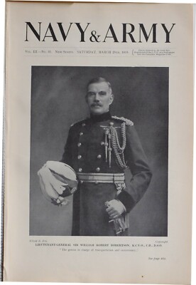 1915 WW1 PRINT LIEUTENANT GENERAL SIR WILLIAM ROBERT ROBERTSON ...