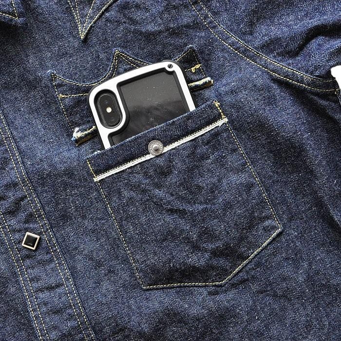 SAMURAI JEANS SWD-L01 SELVEDGE DENIM WESTERN SHIRT Indigo M L XL XXL ...