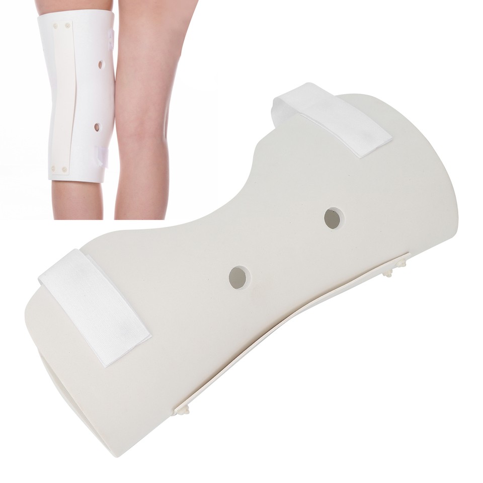 Knee Splint Knee Immobilizer Compression Sleeve Straight Leg Support ...