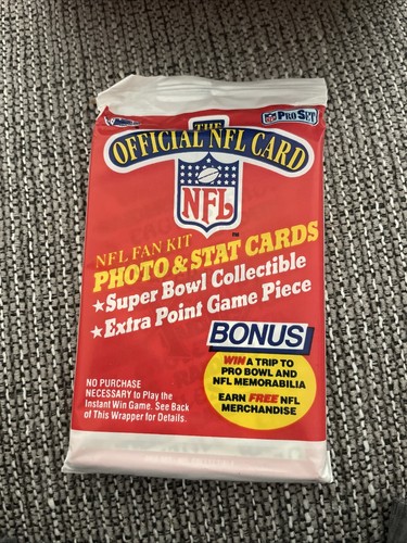 1989 Pro Set Series 1 Football Cards, 1 Sealed Wax PACK From Wax Box ...