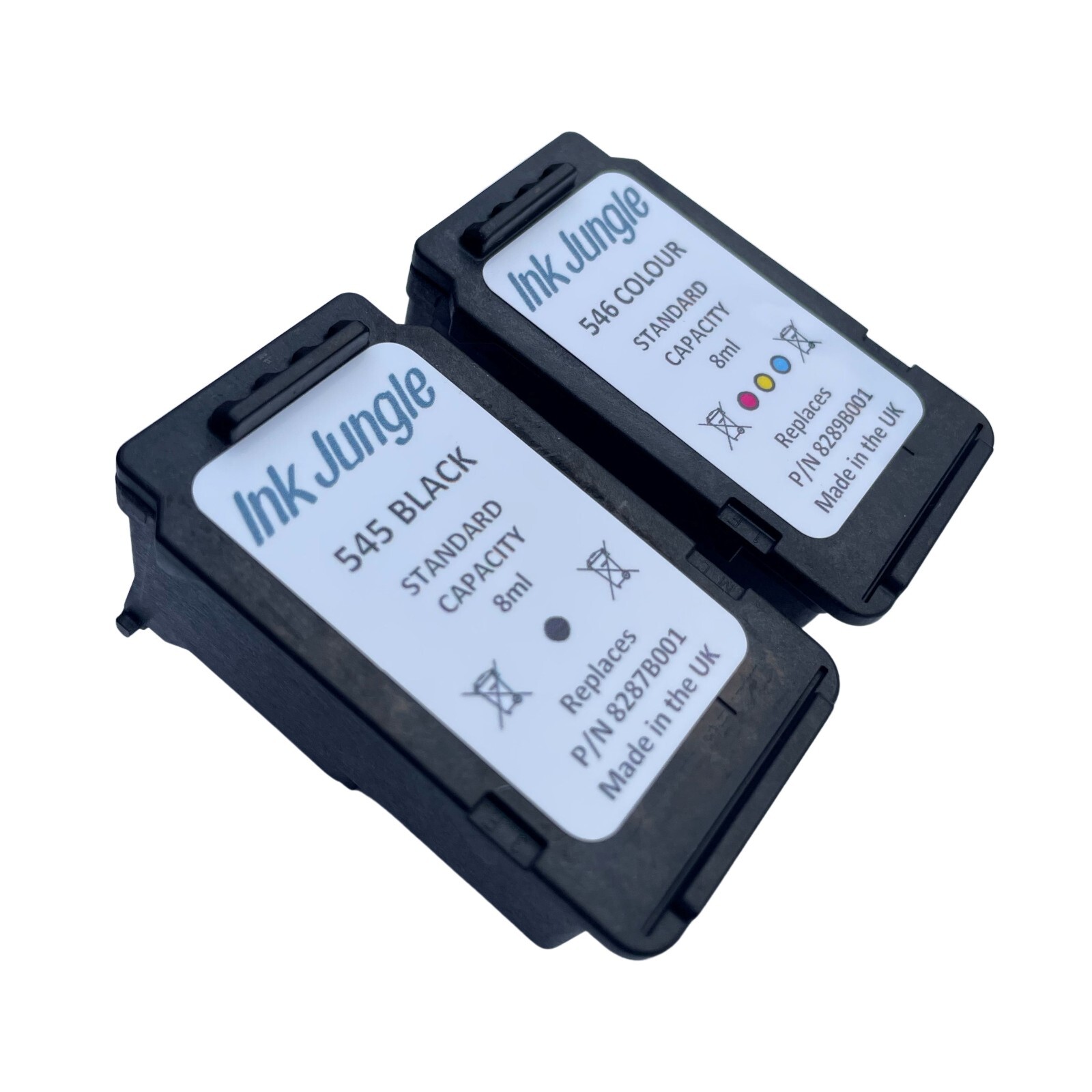 PG545 Black & CL546 Colour Ink Cartridge For Canon TS3450 TS3451 TS3452 ...