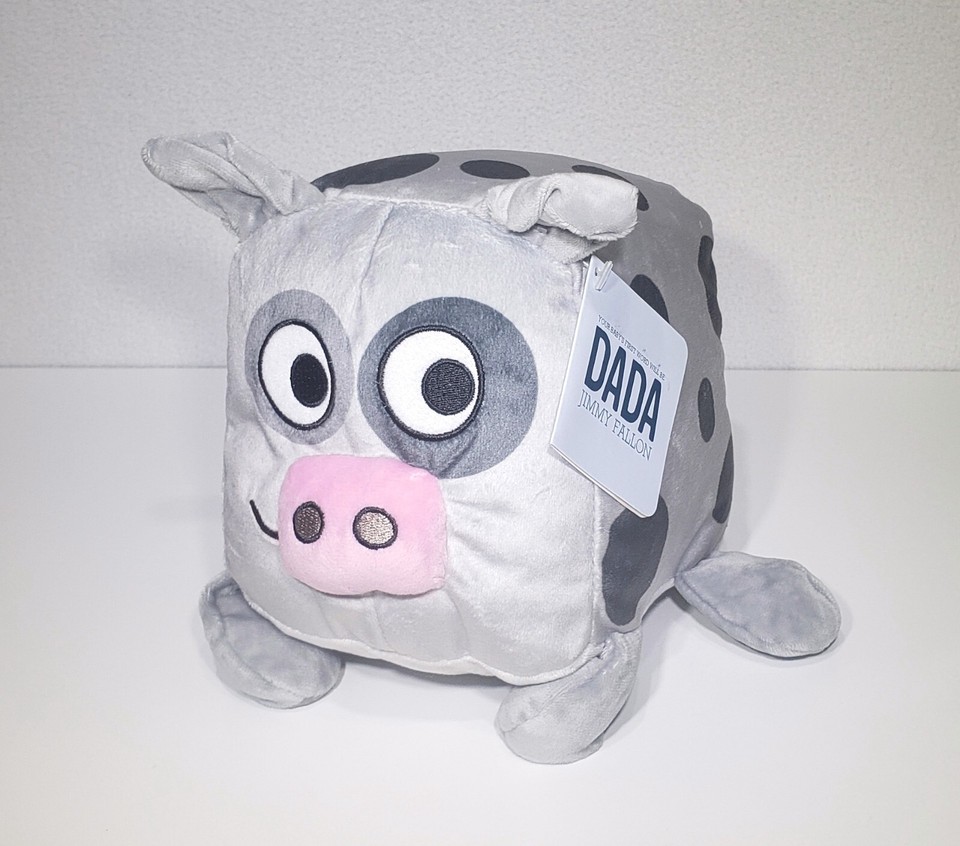 Kohl's Cares DADA Plush Stuffed Animal Gray Cow Black Spots Jimmy ...