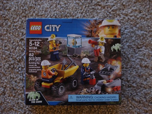 LEGO 60184 MINING TEAM city town set SEALED gold NEW minifigs miners ...