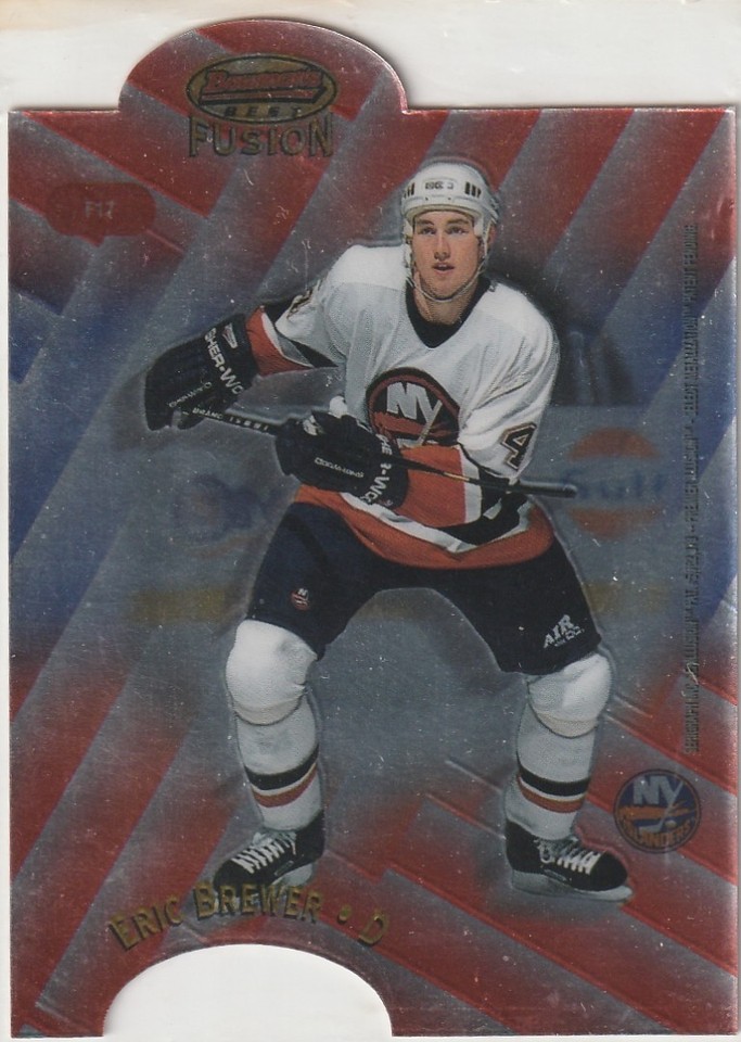 RAY BOURQUE / ERIC BREWER 1998-99 BOWMAN'S BEST MIRROR IMAGE FUSION #F17 34632 | eBay