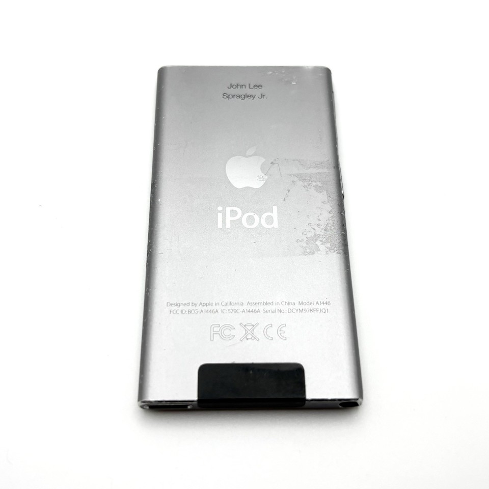 Apple 16GB iPod Nano - 7th Generation - Gray - MKN72LL / A1446 ...