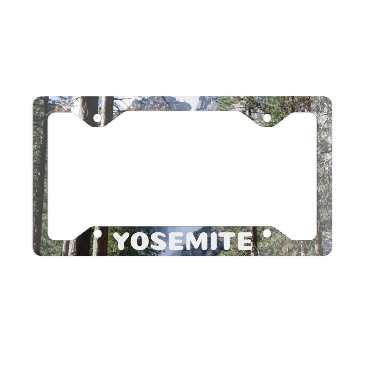 Yosemite License Plate Frame National Park License Plate Frame of ...