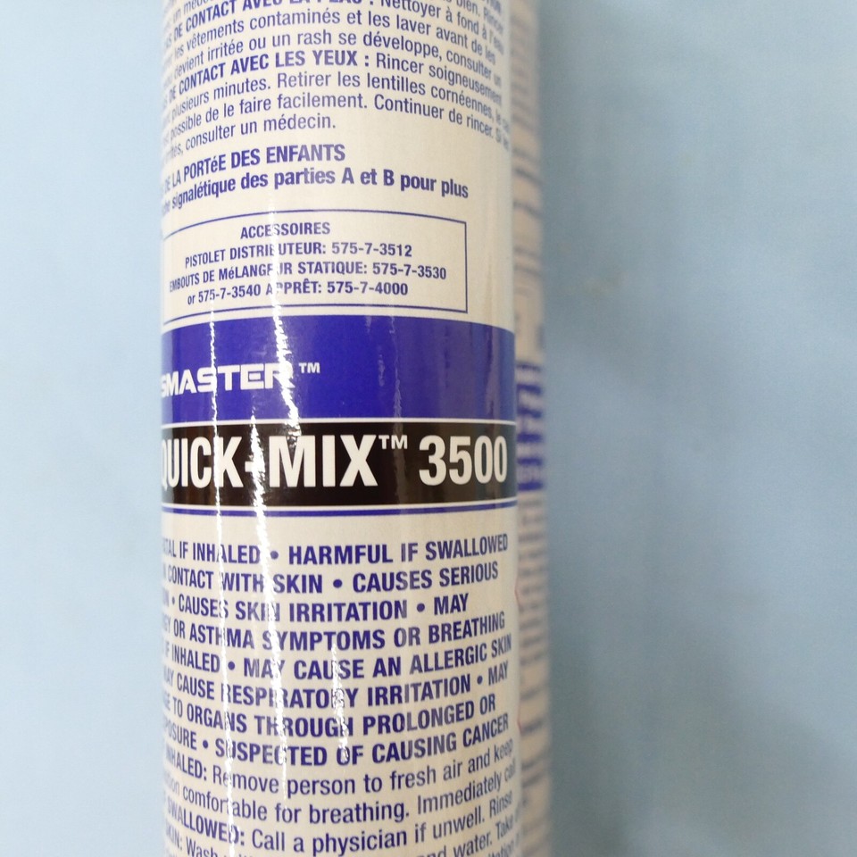(3) Lawson Rubber Conveyor Belt repair Wear-Flex Quick-Mix 3500 ...