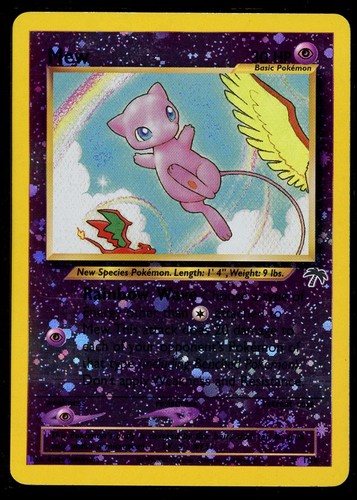 Pokemon Mew 1/18 Southern Islands Reverse Holo 2001 Moderate Played ...