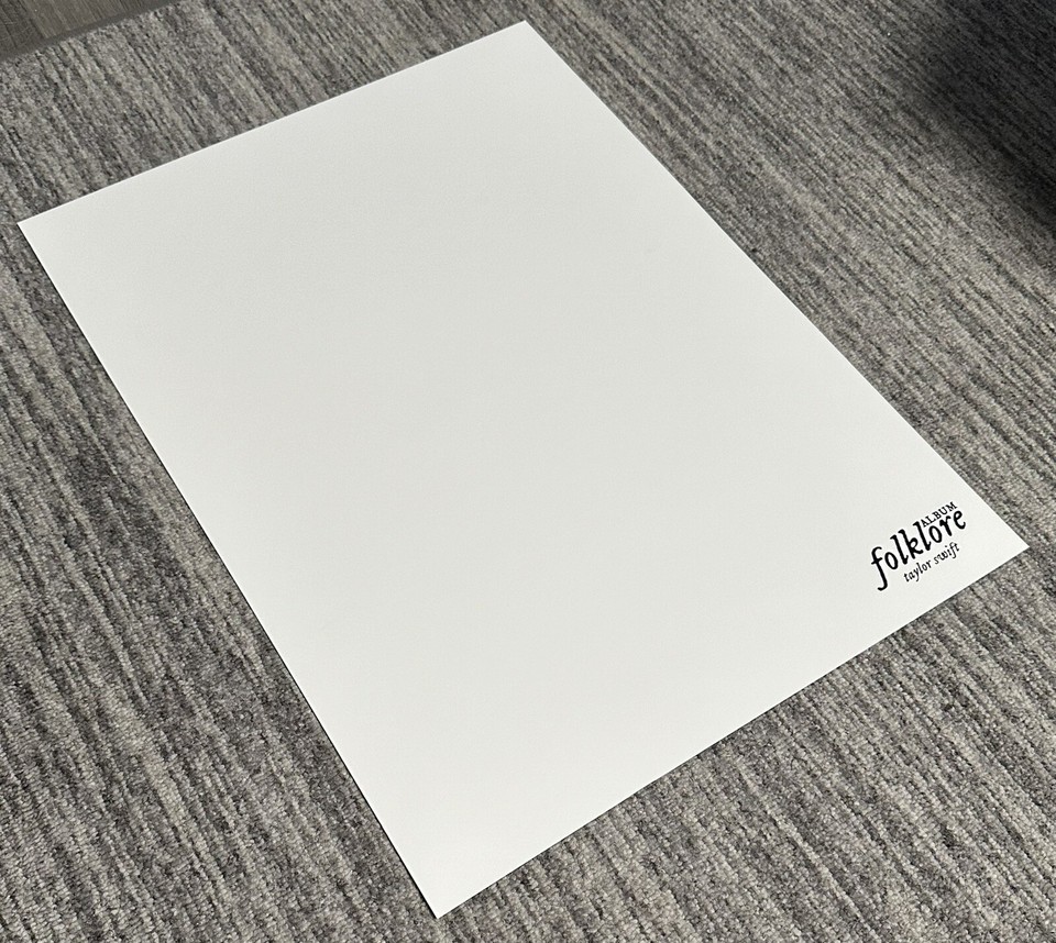 Taylor Swift Folklore Twirling Foil Lithograph The Holiday Collection ...