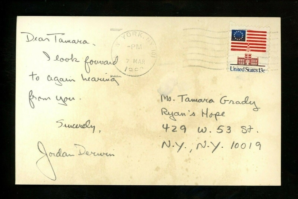 Movie / TV Star Cinema real photo postcard RPPC Head Shots Jordan ...