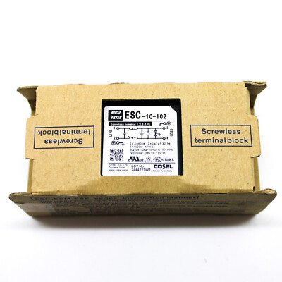 Cosel Single Phase ESC Series 10A 250VAC Single Stage Terminal Block ...