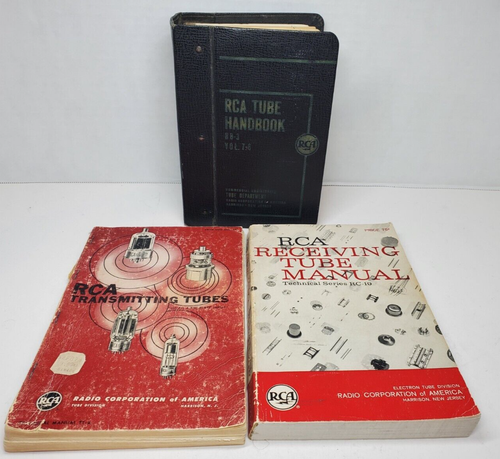 SET OF 3 RCA Receiving & Transmitting Tube Manuals & Handbook Volume 7-8 | eBay