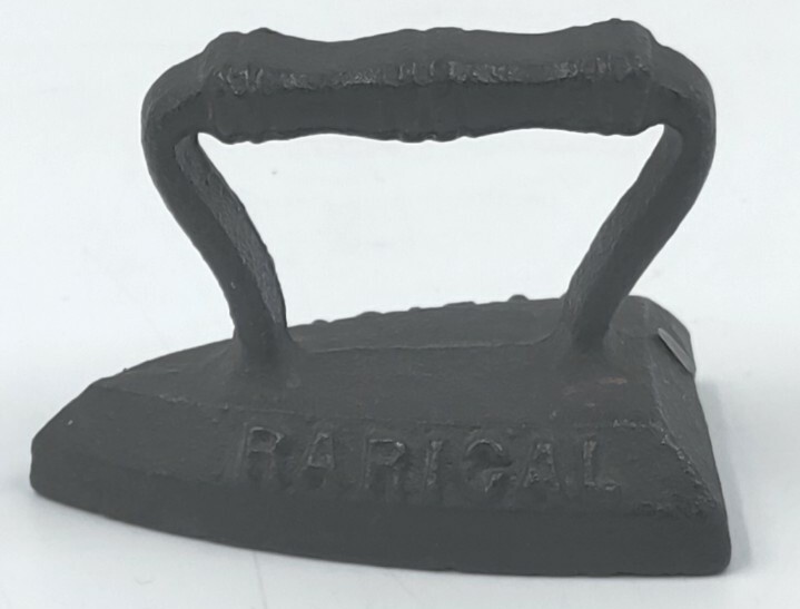 RARICAL Tablets Miniature Cast Iron Sad Iron Drug Advertisement ...