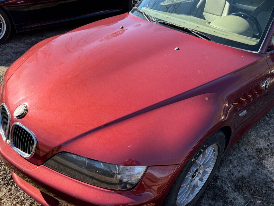 1996-2002 BMW E36 Z3 FRONT ENGINE HOOD BONNET PANEL COVER SIENNA RED | eBay
