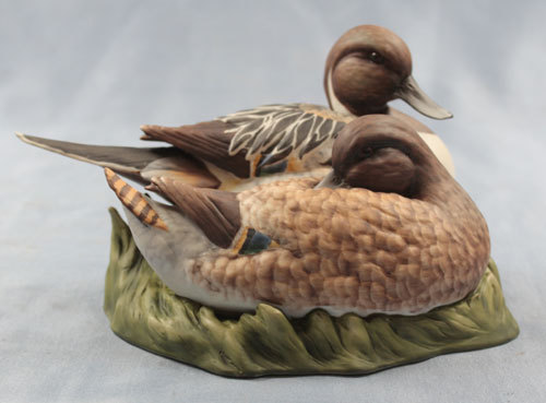 Ente porzellanfigur porzellan figur Entenfigur 2 enten kaiser vogel ...