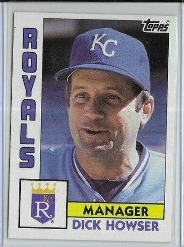 1984 Topps #471 Dick Howser Kansas City Royals Manager | eBay