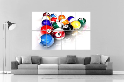 Pool Table Wall Art Poster A0 Large Print | eBay