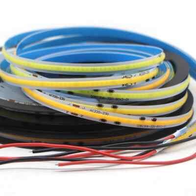 AC 220V 230V COB FOB LED Strip Light With IC 320LEDS/M Flexible Rope ...
