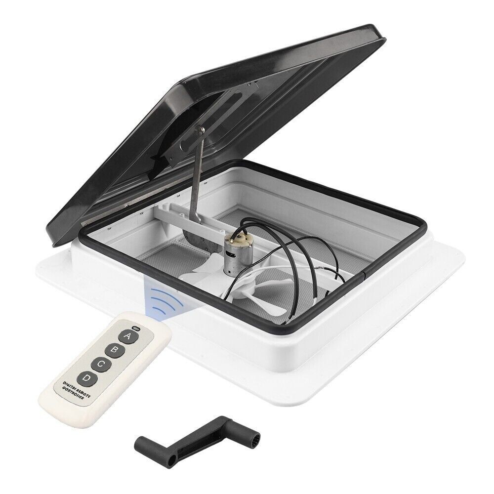 Remote Control Motorhome Campervan Horsebox Roof Vent Skylight 420mm x ...