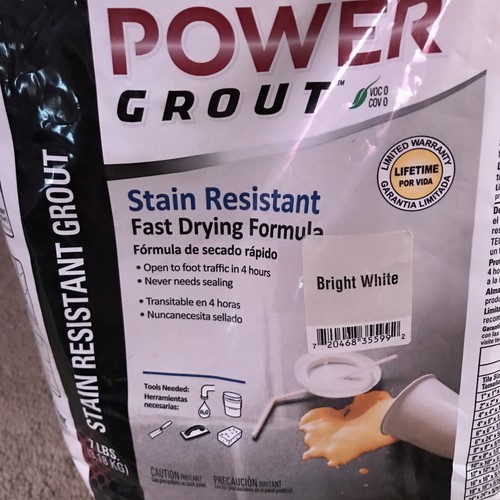 TEC Power Grout 550 - 7 lbs Stain Resistant & Fast Drying Formula ...