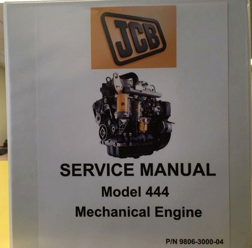 JCB 444 Engine Service Manual-9806-3000-4 | eBay