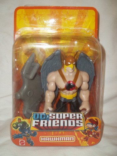 Mattel 2009 D C Super Friends Hawkman Action Figure Sealed In Package 6 ...