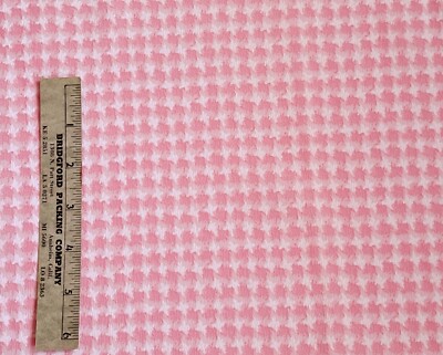 Pink and White polyester Fabric with an Embossed Texture blouse fabric ...