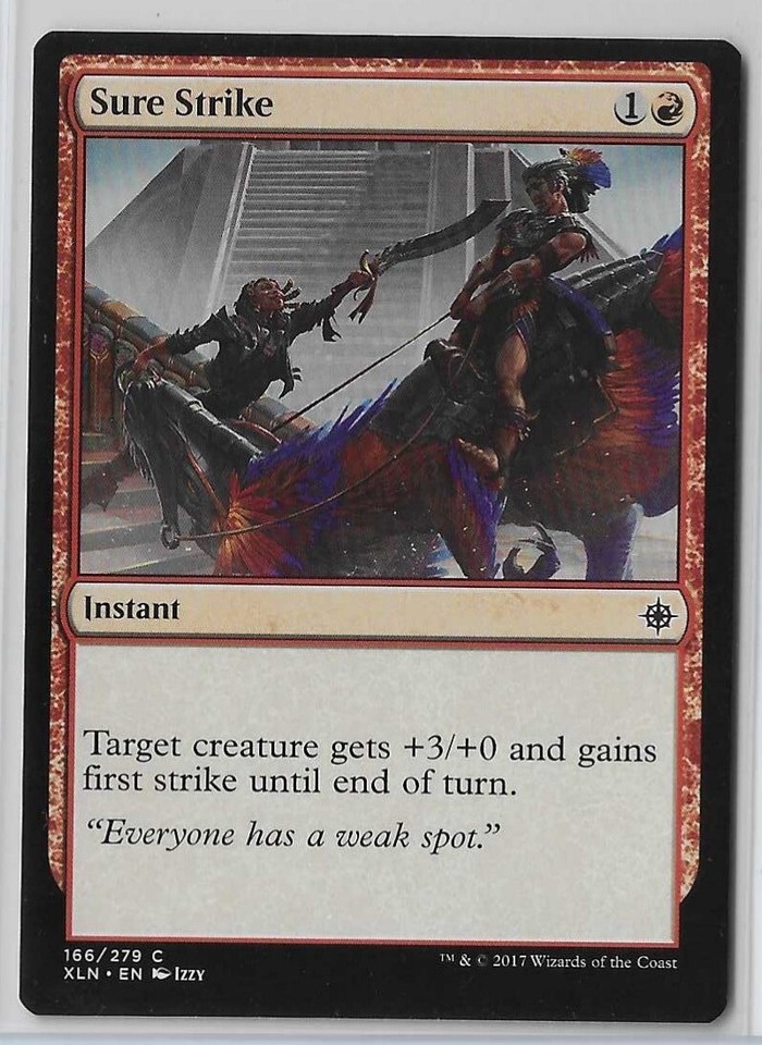 MTG Sure Strike Ixalan (XLN) Common Magic the Gathering Card #166/279 ...