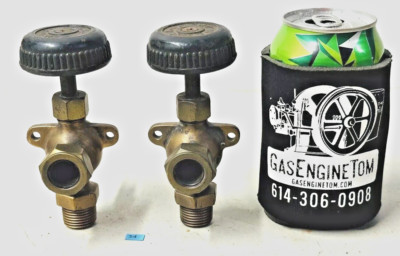 Pair ESSEX 1/2" Sight Glass Water Level Gate Valve Steam Engine Boiler ...