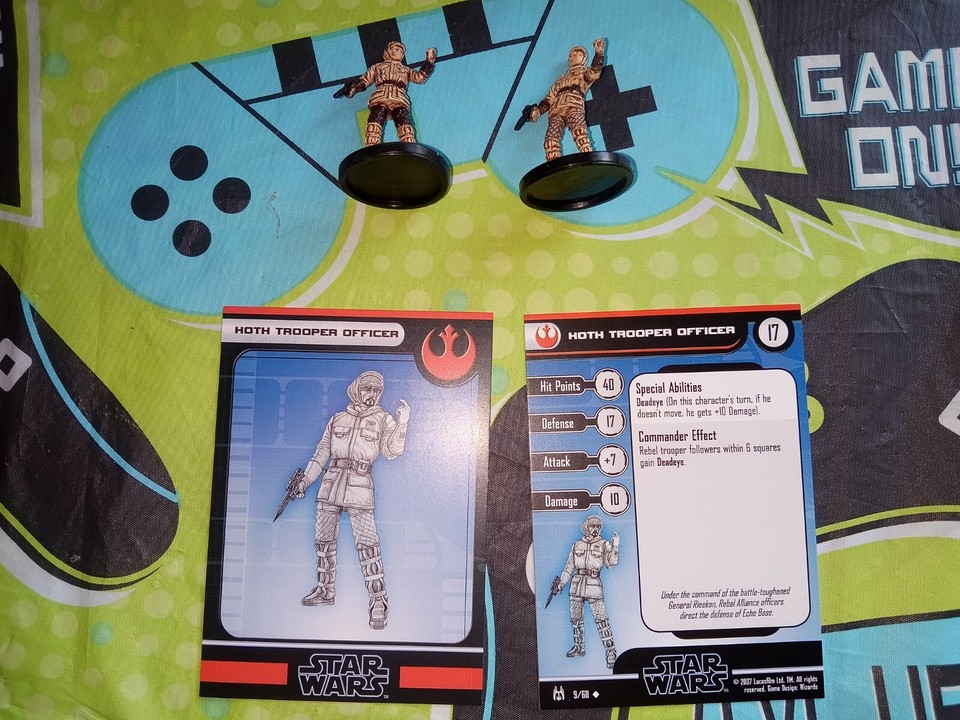 Star Wars Miniatures FORCE UNLEASHED 2 Hoth Trooper Officers 9/60 | eBay