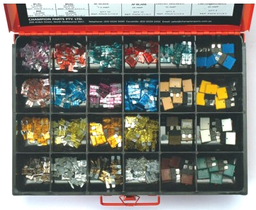 CHAMPION MASTER KIT AUTOMOTIVE BLADE FUSE ASSORTMENT (400 Pieces ...