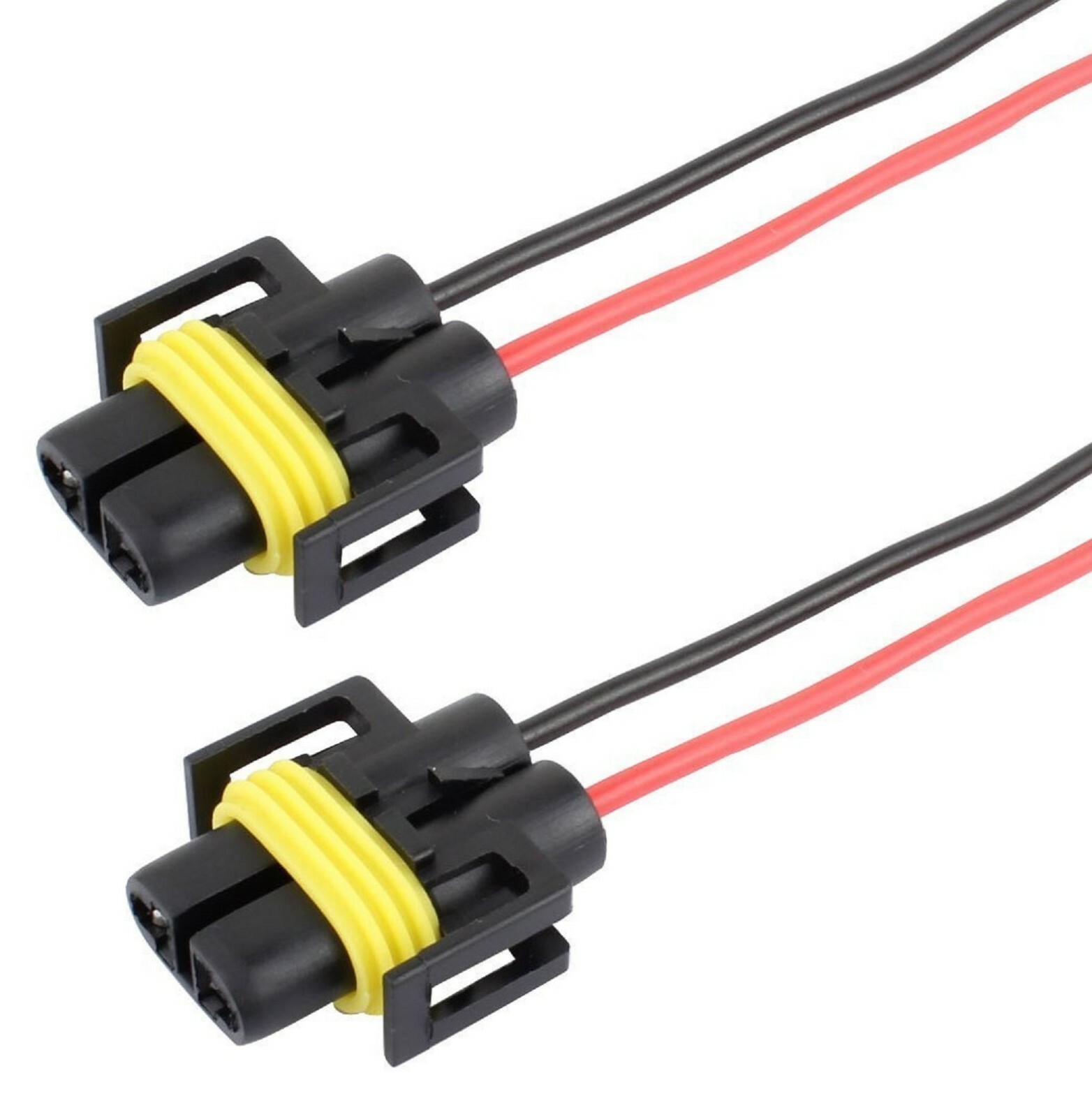 Wire Pigtail Female S H11 Two Harness Head Light Low Beam Halogen Bulb ...