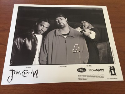 Jim Crow Rap Group with Cutty Cartel, Polow & Mr. Mo Rare 10x8 Press ...